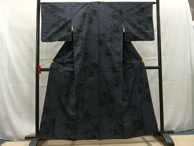 平和屋着物□上質な紬 草花文 正絹 逸品 AAAS7876mf - メルカリ