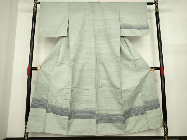 平和屋着物○紅花紬 米沢 霞文 正絹 逸品 CAAT7093vf