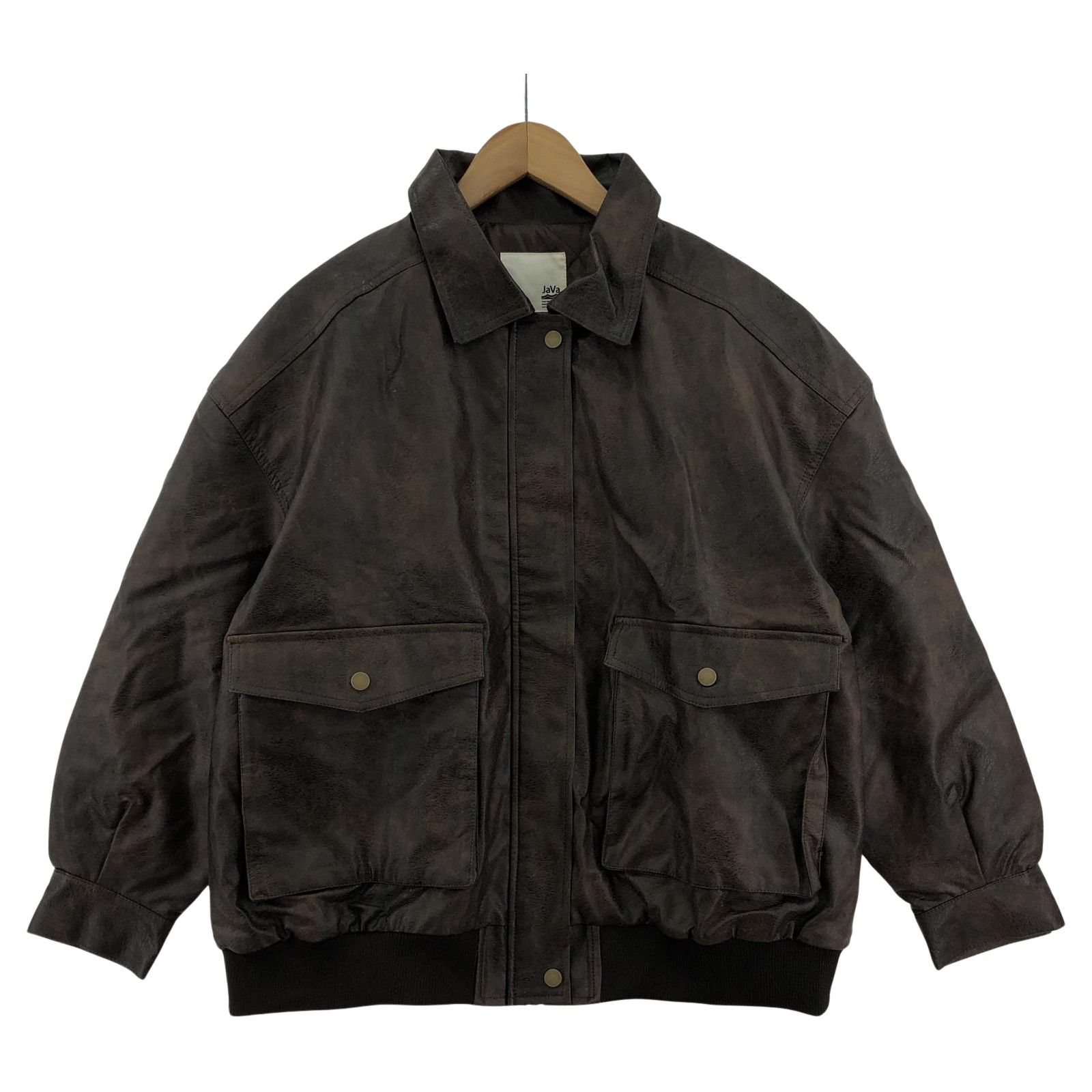 Classical Elf クラシカルエルフ ×JaVa フェイクレザージャケット sizeM/ブラウン - メルカリ