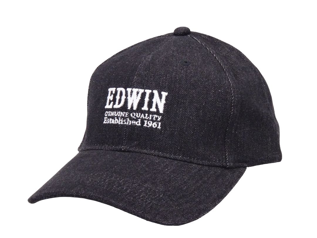 サンプル【アウトレット】edwin CAP エドウィン キャップ ブラック 帽子 誠実堂製帽所 セイジツドウセイボウショ せいじつどうせいぼうしょ 誠實堂製帽所 帽子屋SEIJITSUDO ...