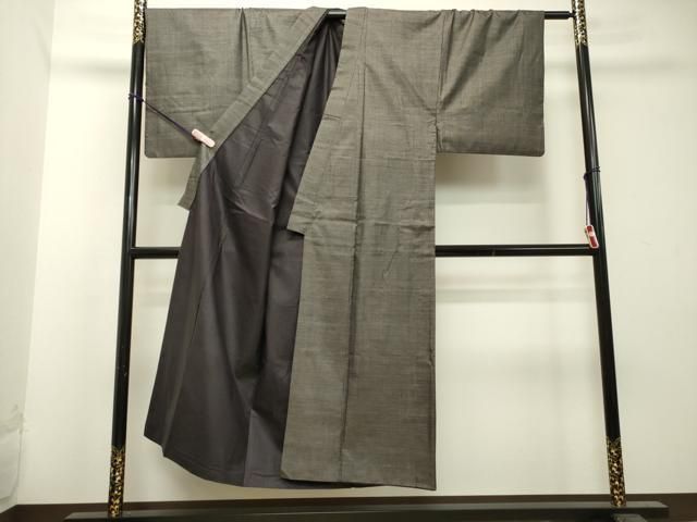 平和屋着物○男性 本場大島紬 アンサンブル 長羽織 100亀甲 総詰め 羽