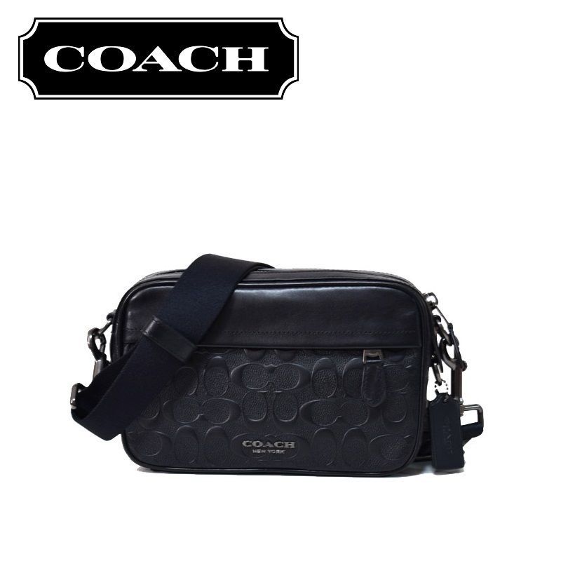 【コーチアウトレット】COACHバッグ F50713 ブラック ショルダーバッグ ボディーバッグ 斜めがけバッグ メンズバッグ クロスボディー ...