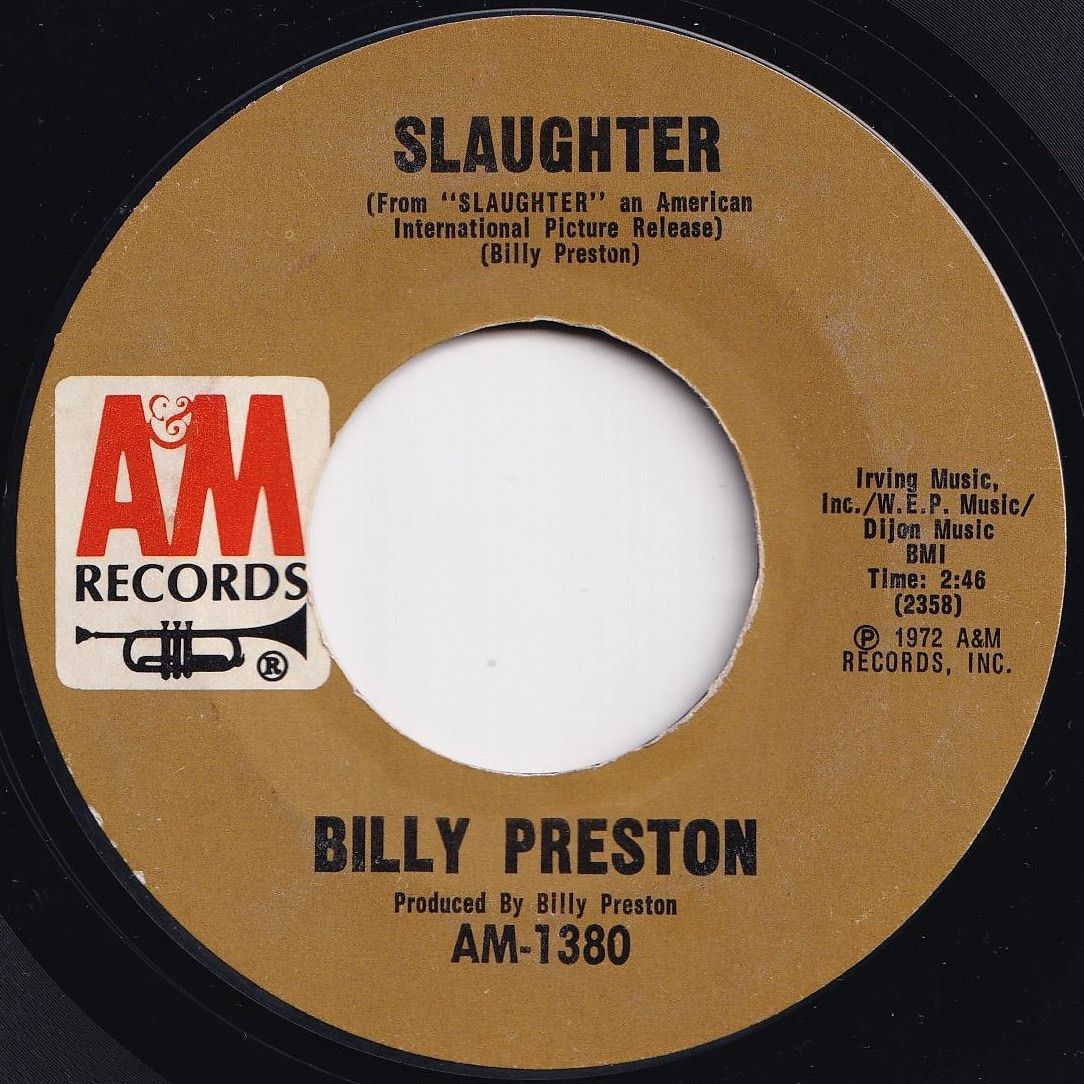 Billy Preston Slaughter / God Loves You A&M US AM-1380 203162 SOUL ソウル ...