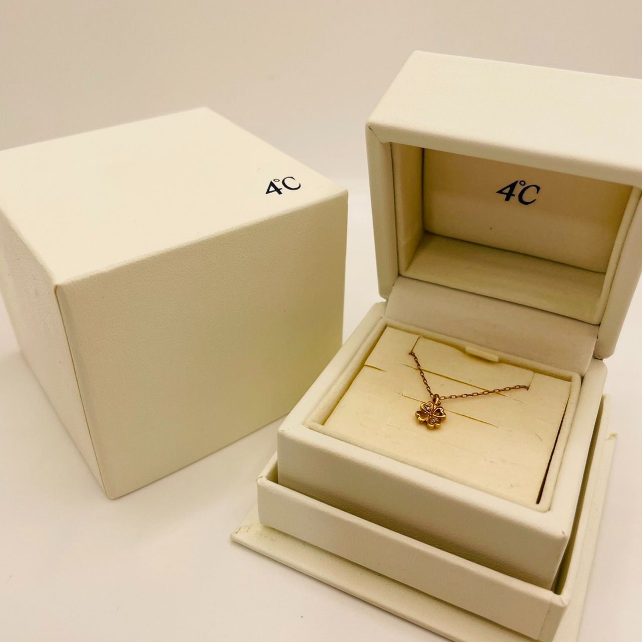 【箱付き・K10・4C】K10 4℃ 4C ヨンドシー ネックレス - いいものをお安く ブランド販売ショップ - メルカリ