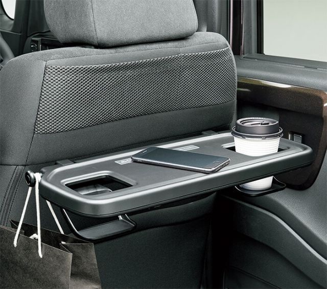 HONDA ホンダ 純正 NBOX N-BOX エヌボックス シートバックテーブル 助手席シートバック取付用 ブラック 2018.4～仕様変更 08U32-TTE-010A - メルカリ