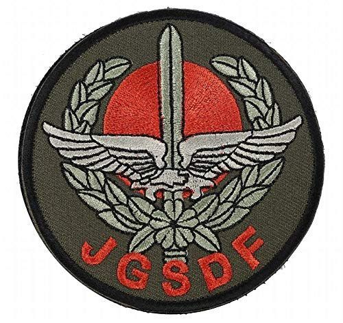 オリーブドラブ JGSDF 陸上自衛隊 特殊作戦群 モチーフ SOG サバゲー パッチ ワッペン 着脱式（マジックテープ、ベルクロ対応） 面 ...