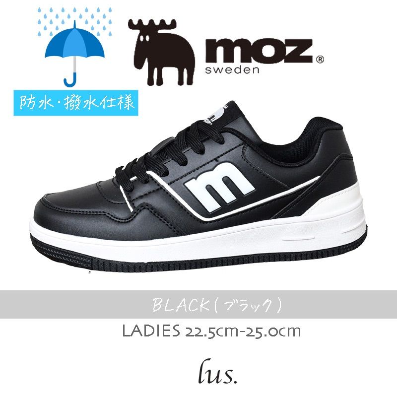 モズ moz 808 ブラック ★2025春夏新作【晴雨兼用！雨でも快適スニーカー】レディース 22.5cm-25.0cm - メルカリ