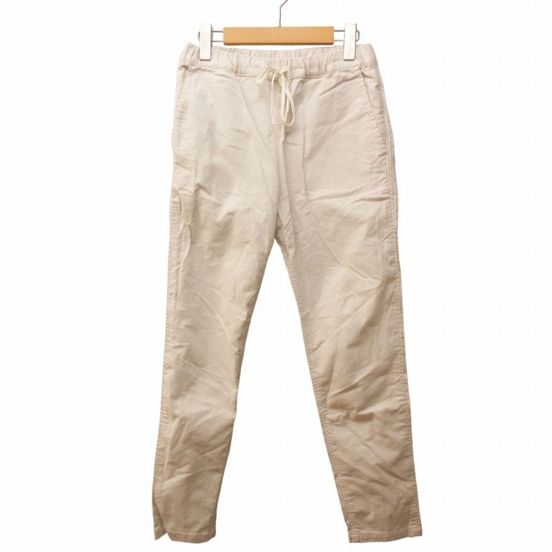 ジョンブル JOHNBULL イージーラインパンツ ストレッチ コットン リネン混 白 ホワイト S 0824 GY06 レディース - メルカリ