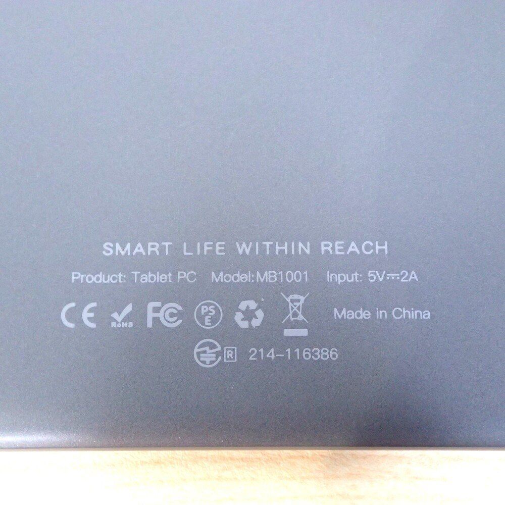 SMART LIFE WITHIN REACH MB1001 10.1 アンドロイドタブレット SMART LIFE WITHIN REACH MB1001 10.1 アンドロイドタブレット