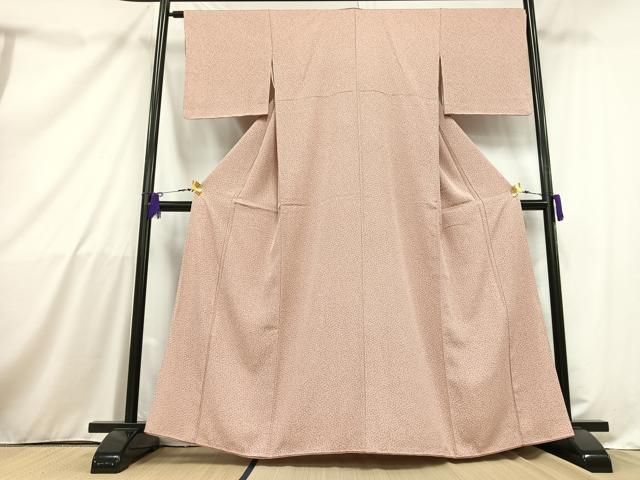 平和屋着物□極上 小紋 ロング丈 雪輪重ね 金彩 染の近江謹製 逸品