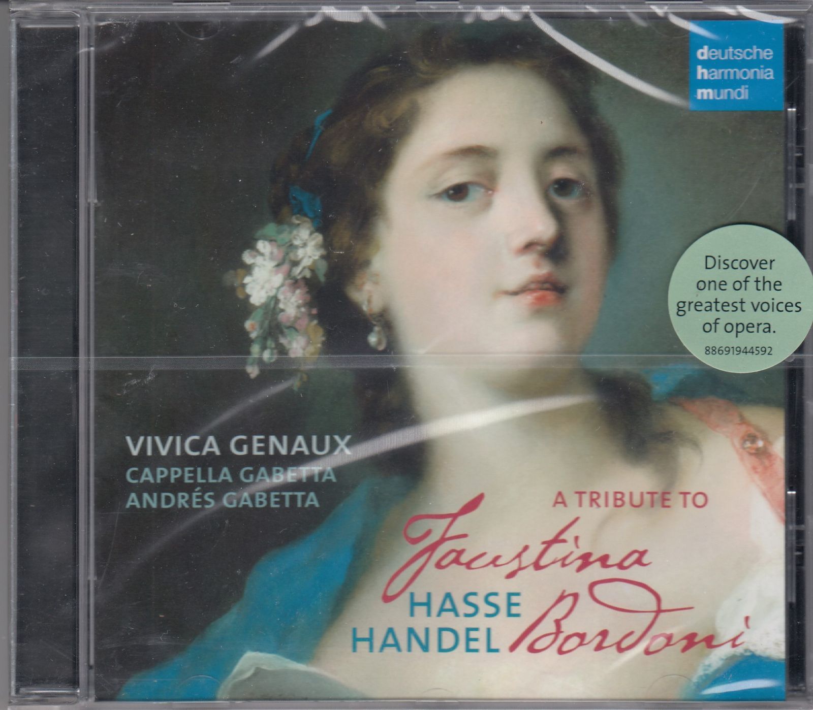 [CD/Dhm]ヘンデル:歌劇「アレッサンドロ」よりLusinghe piu care &ハッセ:歌劇「ヌマ ポムピリオ」よりQual di ...