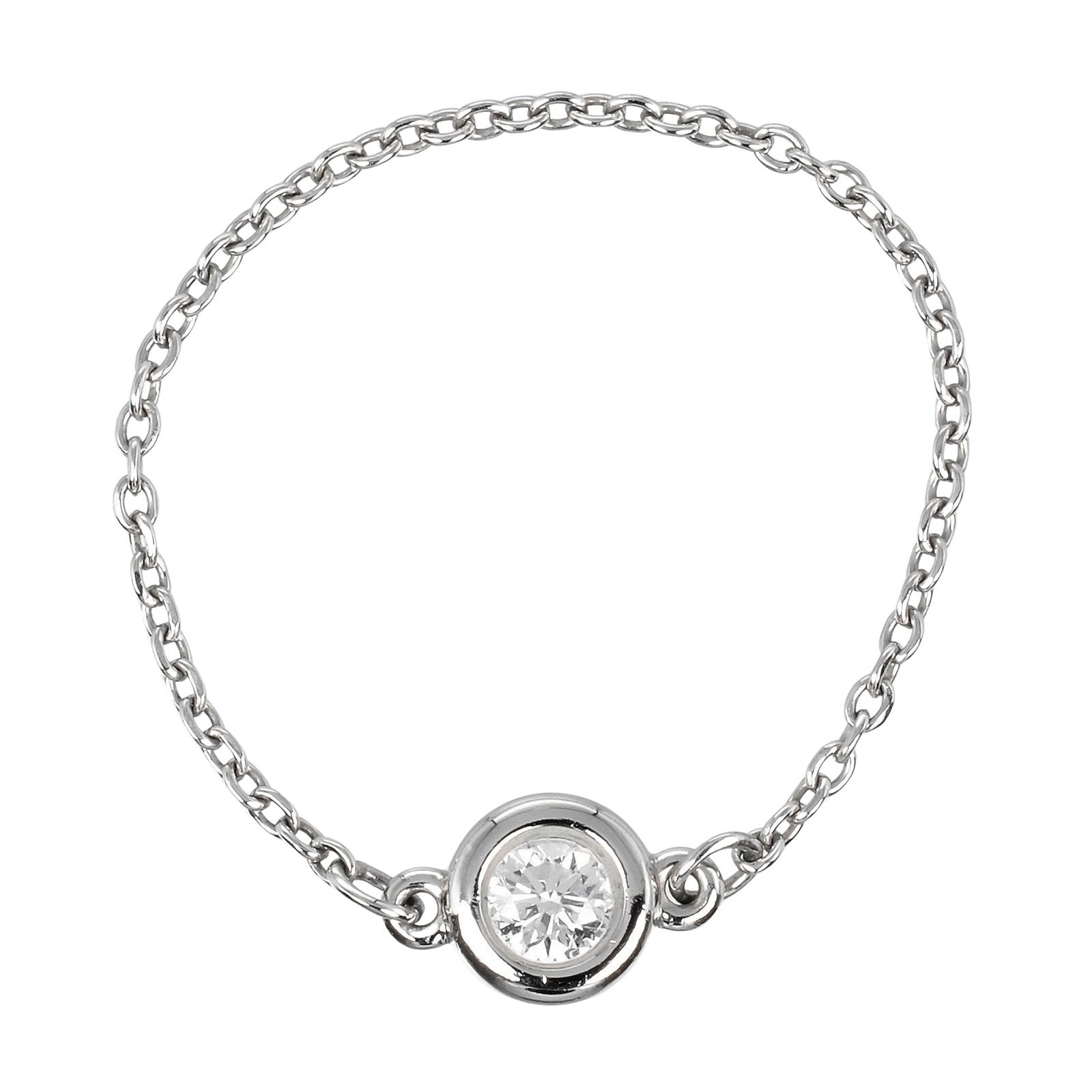 【TIFFANY&Co.】ティファニー バイザヤード トップ幅4.5mm Pt950プラチナ×ダイヤモンド 12号 レディース 0.69g リング・指輪 - メルカリ