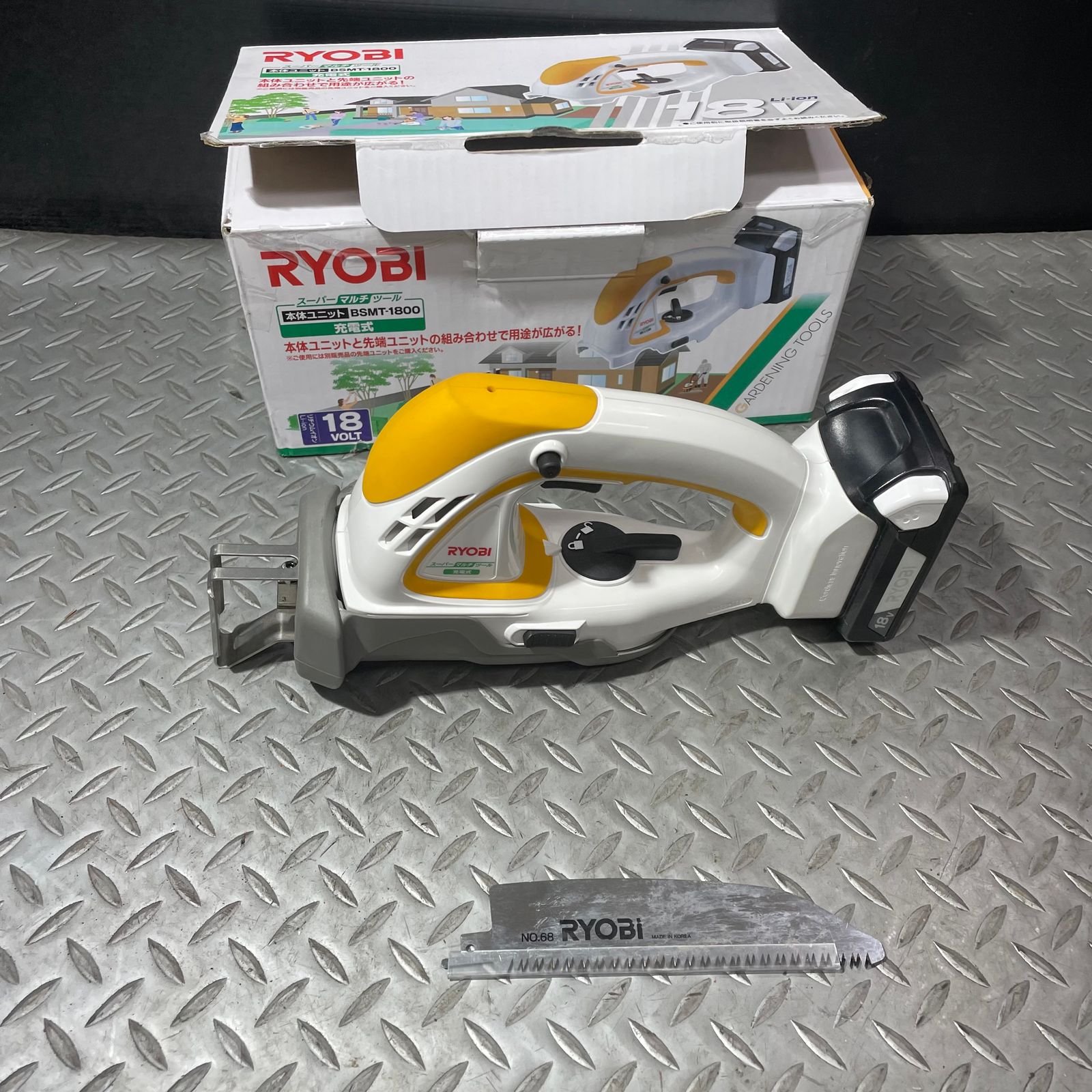 リョービ/RYOBI 充電式スーパーマルチツール本体ユニット BSMT-1800 +のこぎりユニット GN01【草加店】 - アクトツール【プロ用の中古工具販売】 - メルカリ