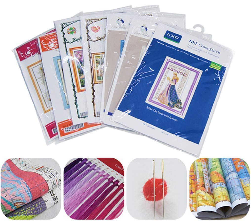 【新着商品】正確な図柄印刷クロスステッチ 家庭刺繍装飾品 11CT 手作り刺繍キット （ インチ当たり11個の小さな格子）中程度の格子 DIY 刺しゅうキット フレームがない クロスステッチ ...