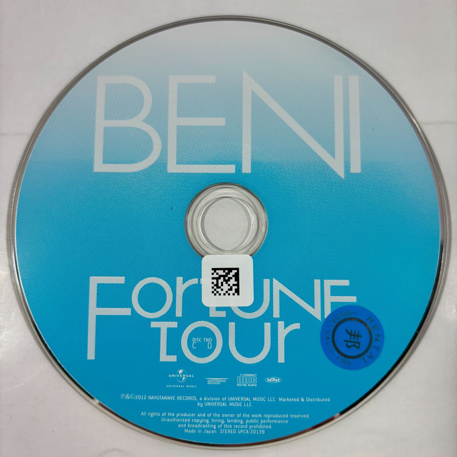 FORTUNE Tour／BENI - メルカリ