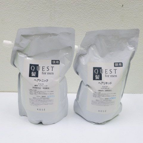 コーセー KOSE クエスト QUEST for men ヘアリキッド＆ヘアトニック 2点セット 薬用 医薬部外品 無残香性 日本製 - メルカリ