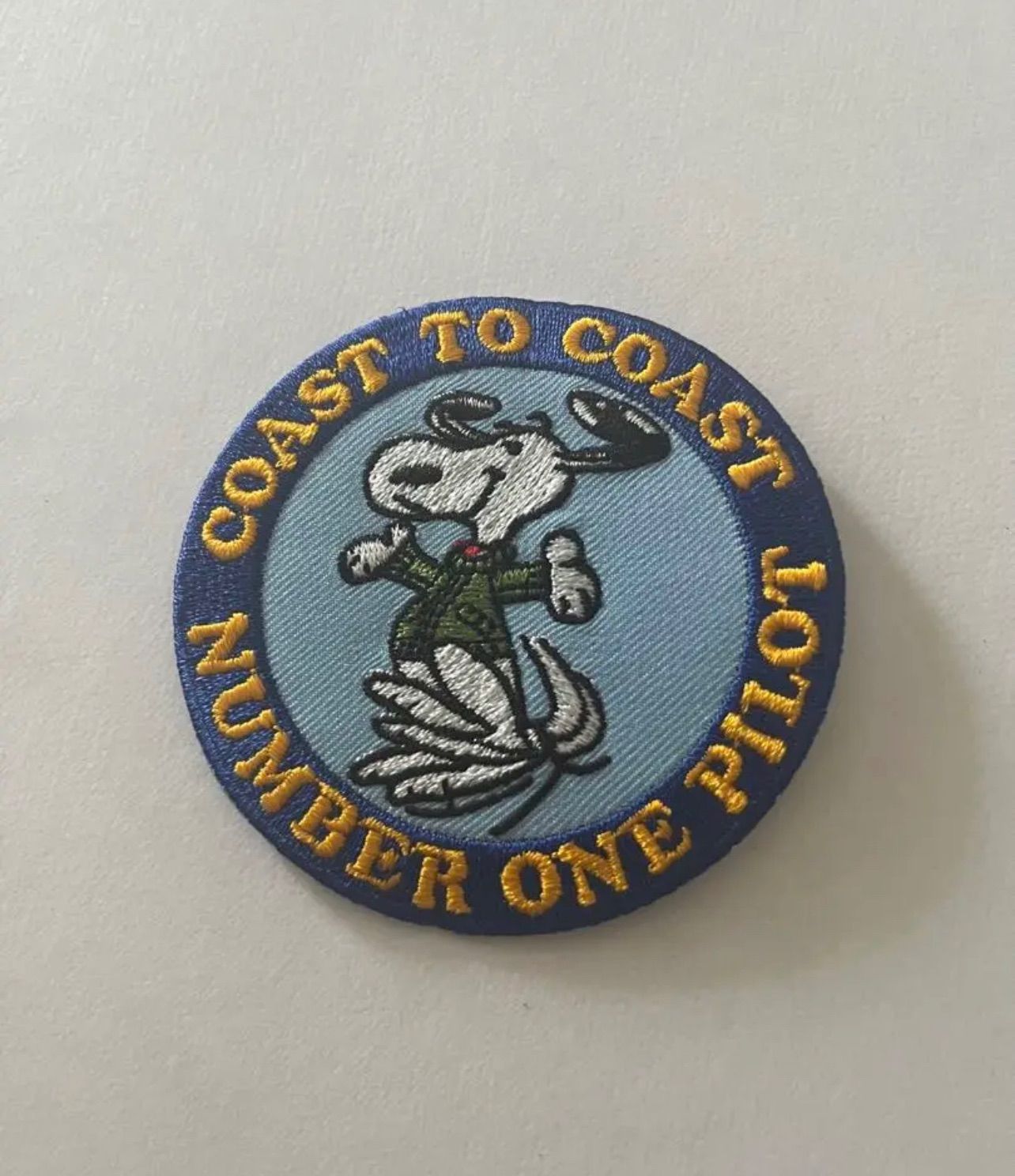 SNOOPY アイロンワッペン NUMBER ONE PILOT （A×） - メルカリ