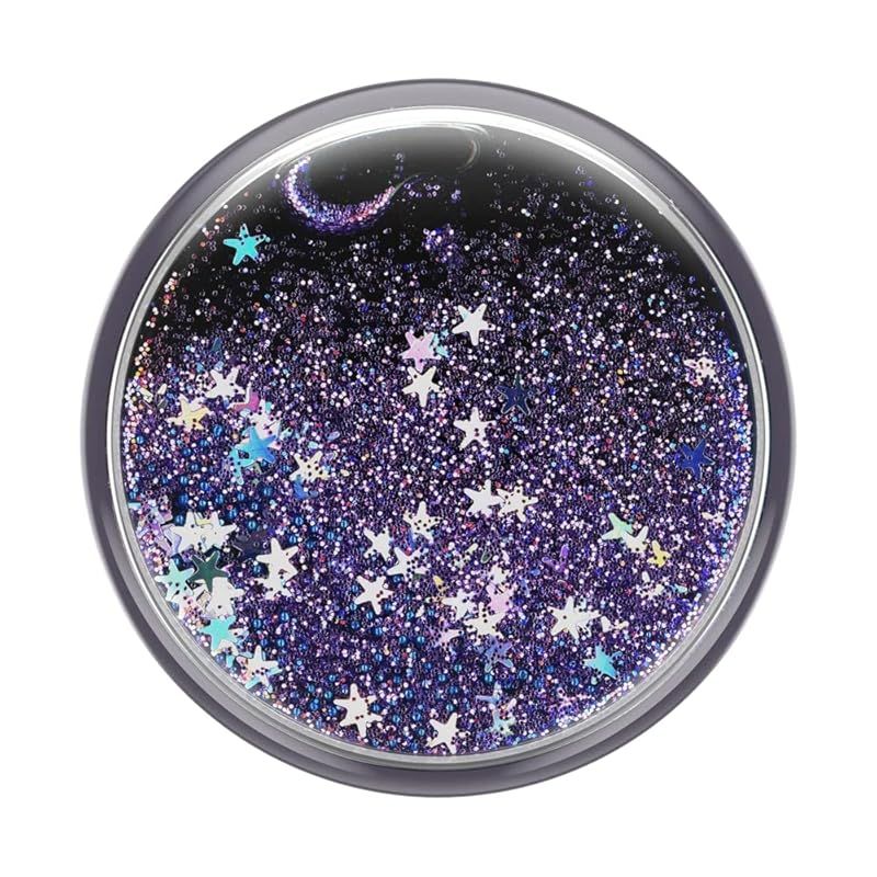 PopSockets Japan - ポップソケッツ ジャパン PopGrip Tidepool Galaxy Purple 4Dラメ 星降る夜 ポップグリップ スマホグリップ&スタンド 1 ...