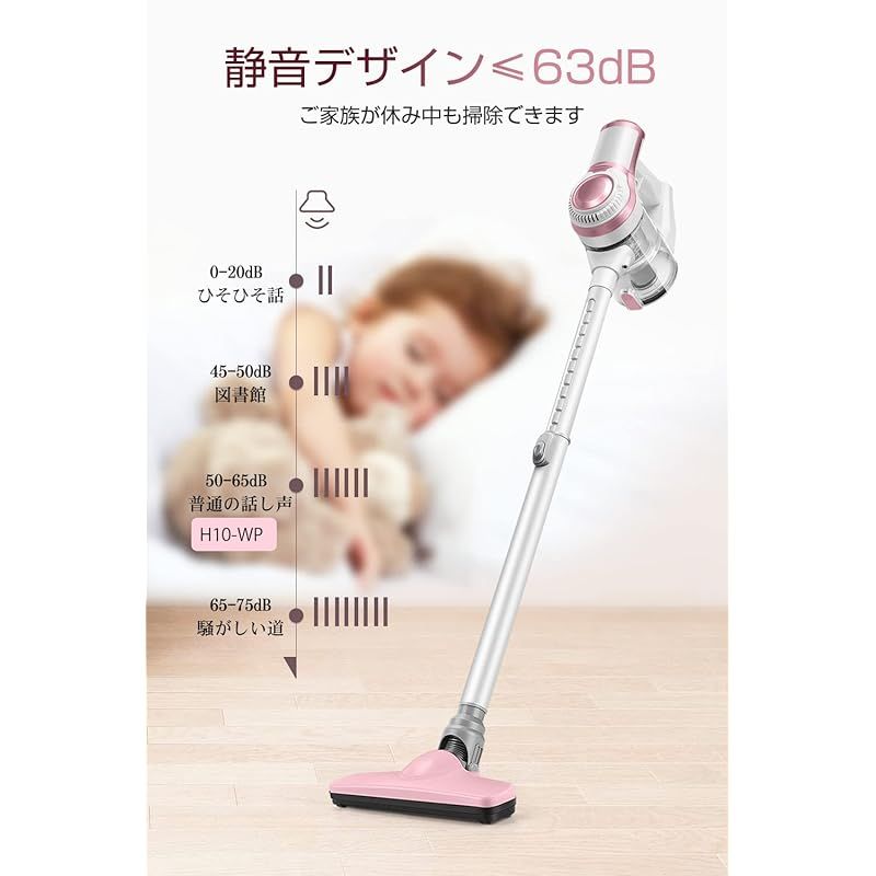 LNSOO 掃除機 コードレス コードレス掃除機 小型 コンパクト