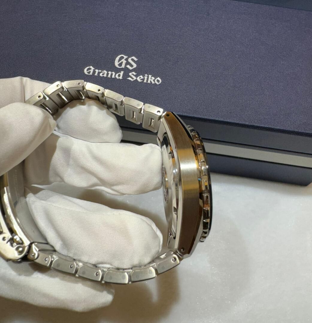 中古美品 グランドセイコー SLGA015 エボリューション9 コレクション スプリングドライブ 自動巻き キャリバー9RA5 潮パターン ...