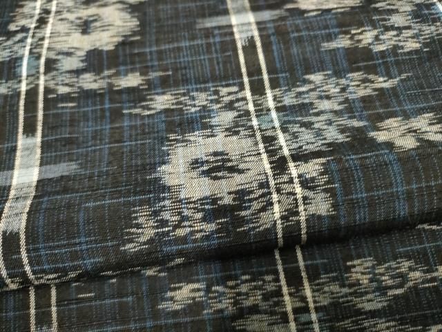 平和屋着物□上質な紬 横段文 正絹 逸品 未使用 AAAY7494cs 平和屋着物