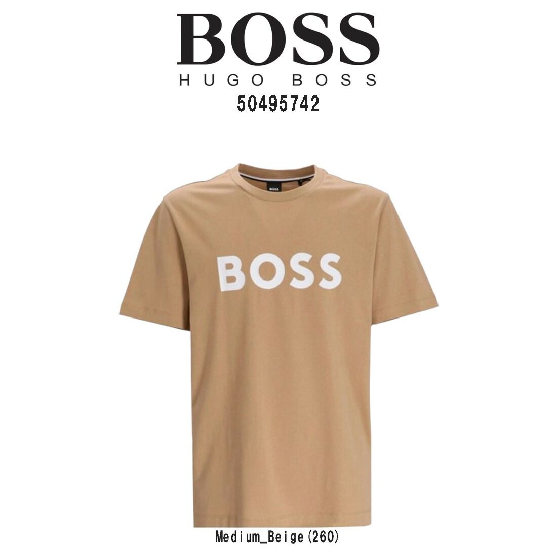 HUGO BOSS(ヒューゴボス)Tシャツ クルーネック コットン ロゴ 半袖 ロゴT 定番 運動 ジム トレーニング スポーツ ランニング ...