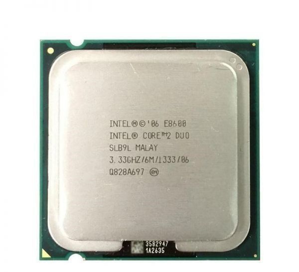Intel Core 2 Duo E8600 SLB9L 2C 3.33GHz 6MB 65W LGA 775 AT80570PJ0876M ...