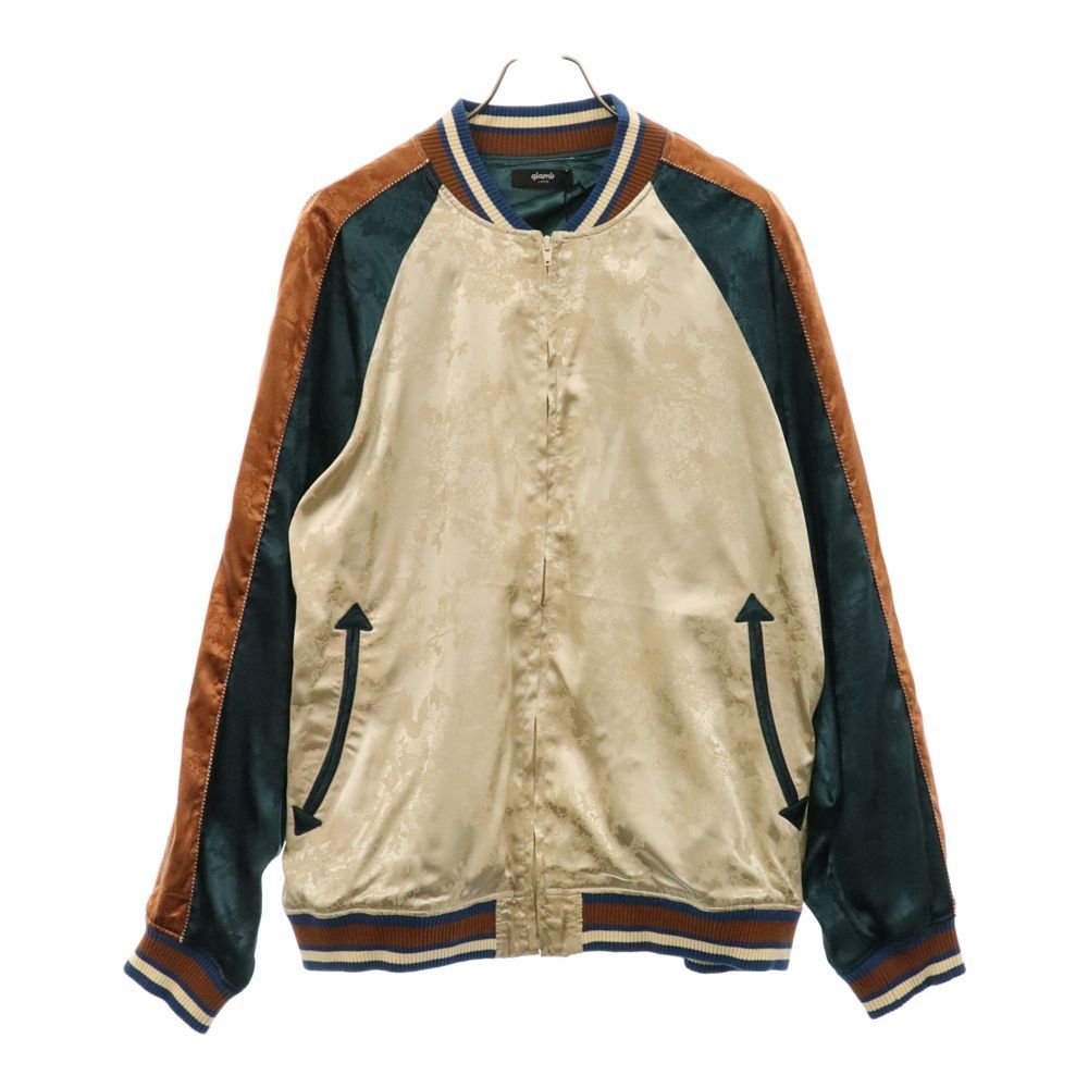 glamb (グラム) Flower Jacquard Ska Jumper フラワージャガードスカジャンパー 総柄 ベージュ GB0124 ...