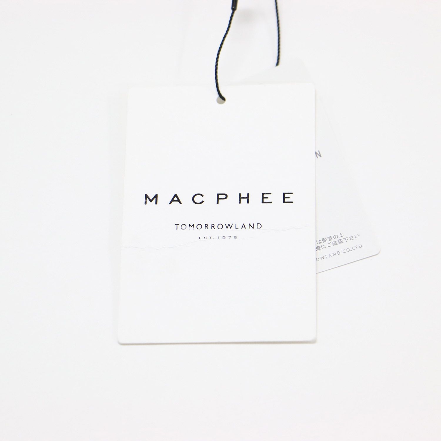 新品】MACPHEE マカフィー パンツ ブラック 黒 サイズ:34(7号