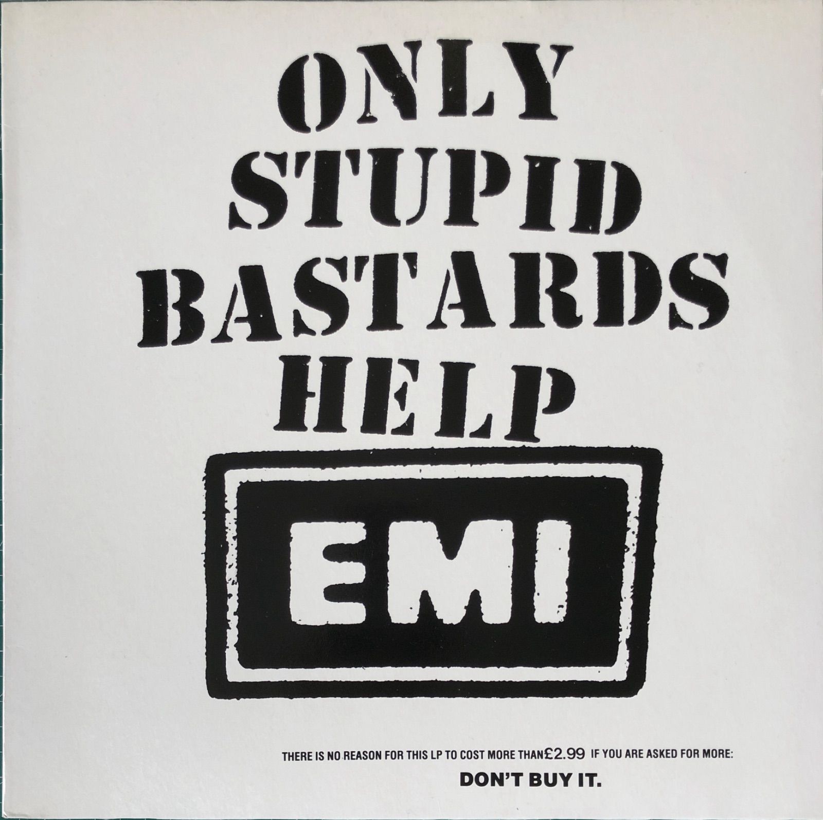 【洋LP】CONFLICT『ONLY STUPID BUSTARD HELP EMI』輸入盤・ライヴアルバム - メルカリ