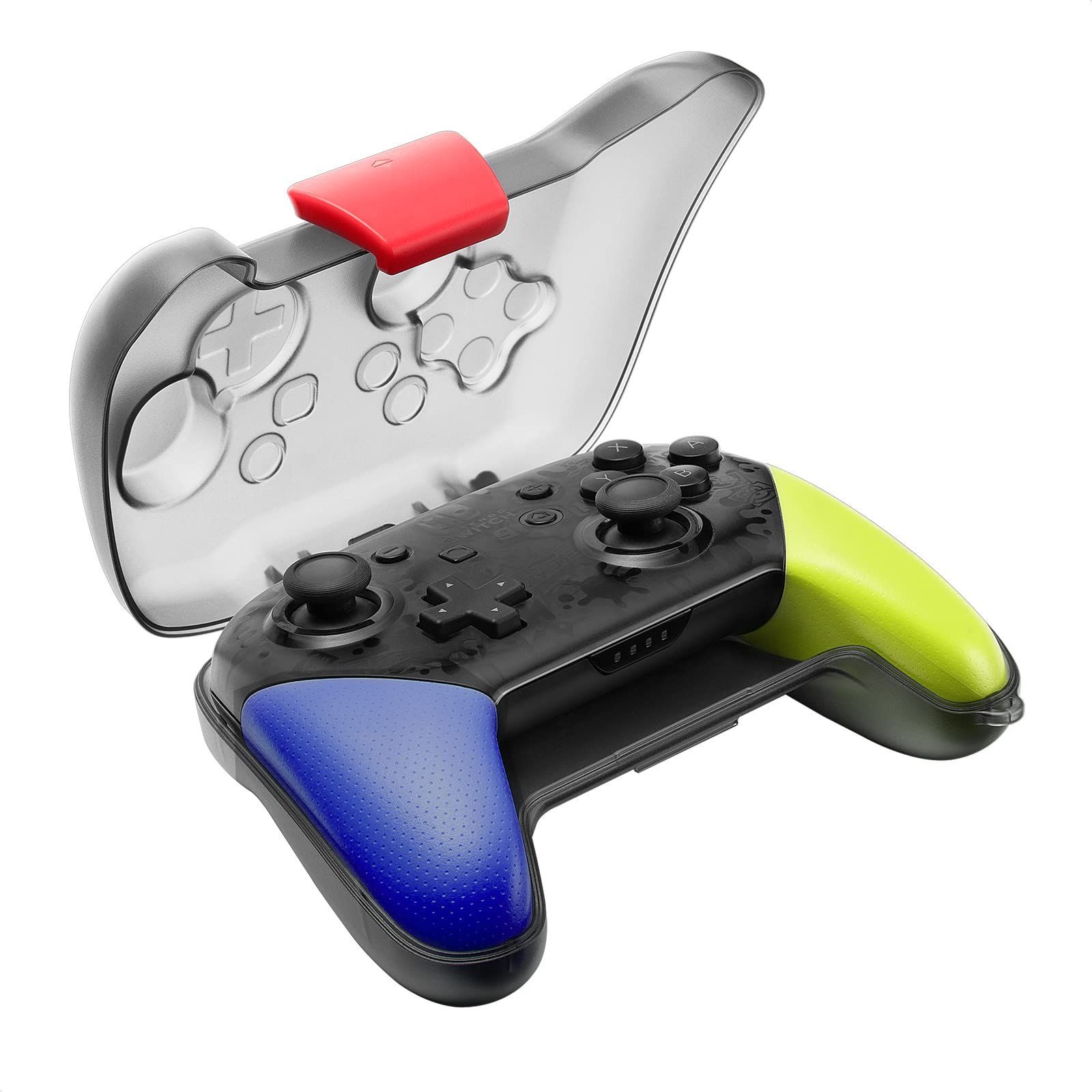 tomtoc プロコントローラー ケース Switch プロコン専用 収納 ハードケース 落下試験済み キャリングケース 全面保護 防塵 防滴 ...