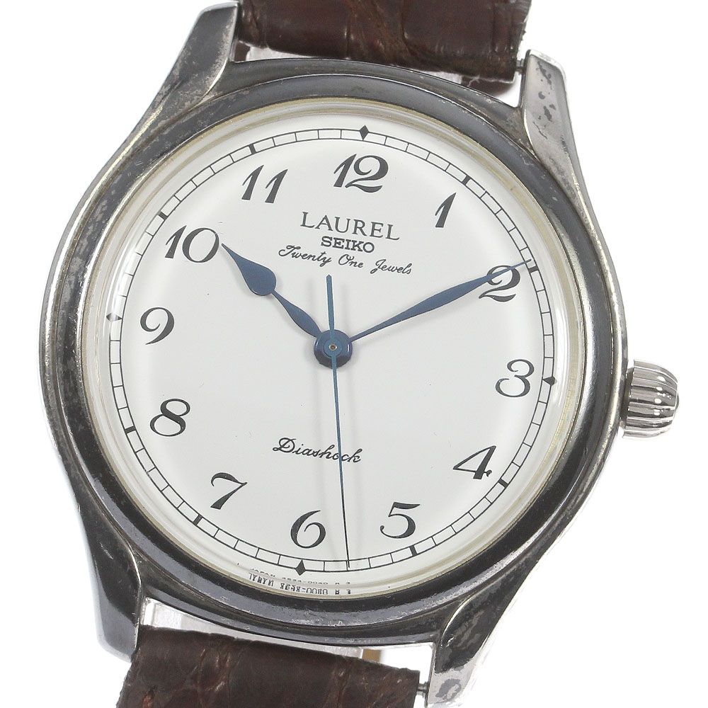 セイコー SEIKO 4S24-0040 ローレル 琺瑯文字盤 ヴィンテージ 手巻き メンズ内箱付き_715351 - 中古ブランド腕時計専門 ...
