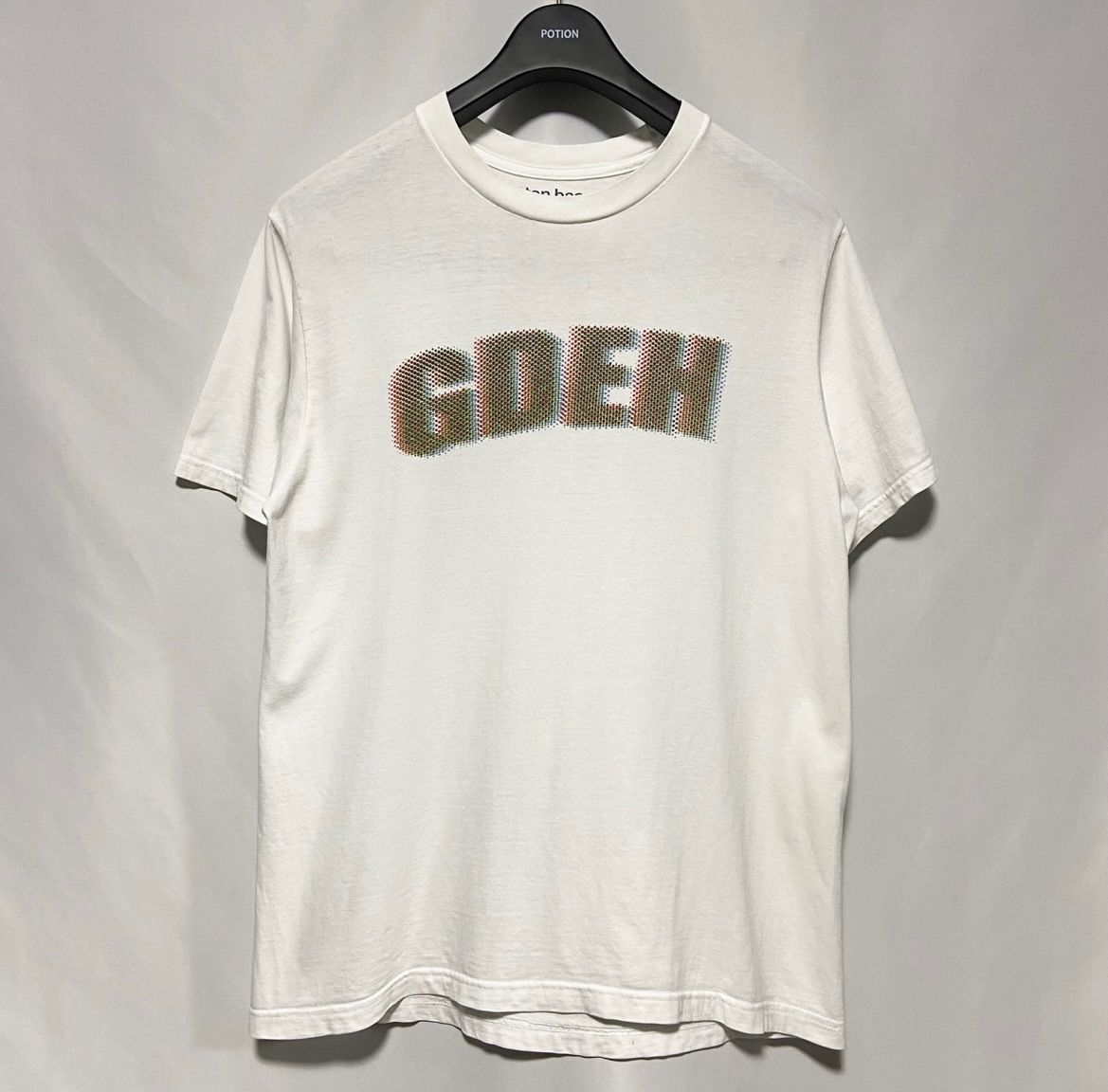 GOOD ENOUGH old 2000年製 グッドイナフ オールド GDEH ドットグラフィックプリントロゴTシャツ 藤原ヒロシ 名作 ...