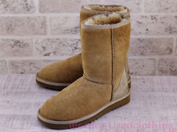 MH805 レディース キッズ UGG オーストラリア ムートンブーツ ベージュ W5 22cm - メルカリ