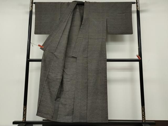 平和屋着物▽道中着 単衣 亀甲花文 ロング丈 正絹 逸品 CAAV5647id