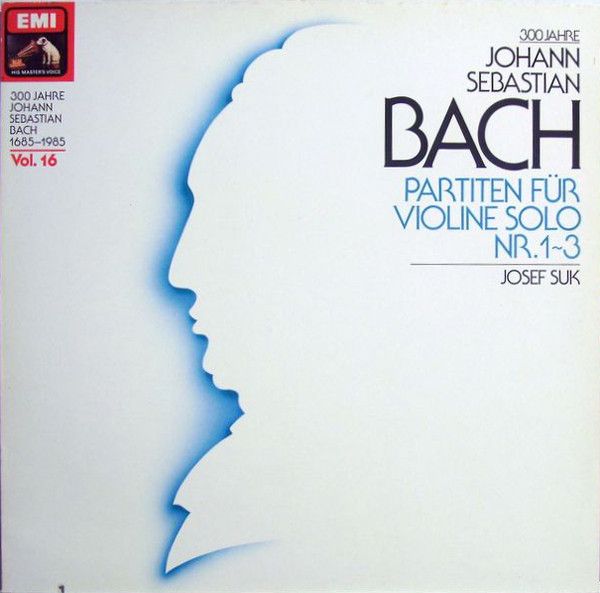 独LP Johann Sebastian Bach - Josef Partiten Fur Violine Solo Nr. 1-3 ...
