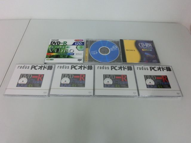 【TAKA12-24】 未開封 SONY ソニー maxell radius DVD-R CD-RW 7個まとめてセット - メルカリ