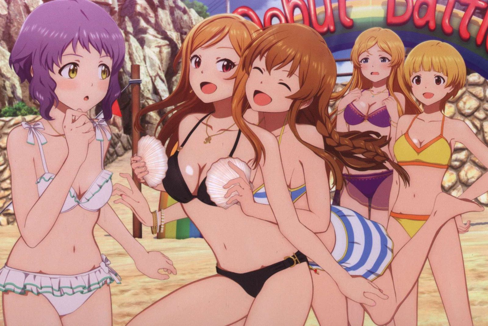 アイドルマスター ミリオンライブ!第2幕(先行上映) 来場者特典 描きおろしイラストシート(瑞希、莉緒、海美、可憐、のり子) 1週目 - メルカリ