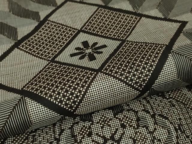 平和屋本店■希少　本場大島紬　現代龍郷絣　鈴乃屋扱い　逸品　DZAA4861kh5 平和屋本店□希少 本場大島紬 現代龍郷絣 鈴乃屋扱い 逸品 DZAA4861kh5