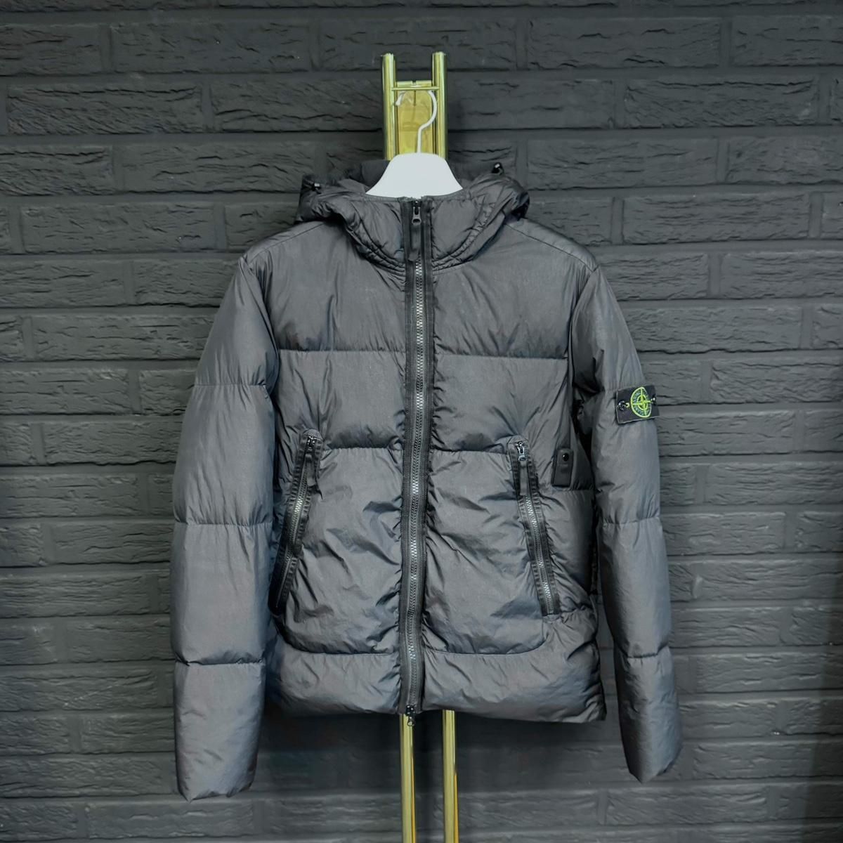 【Bunjang商品韓国直送】21FW ／ L STONE ISLAND(ストーンアイランド) クリンクルレップス ダウンジャケット - メルカリ