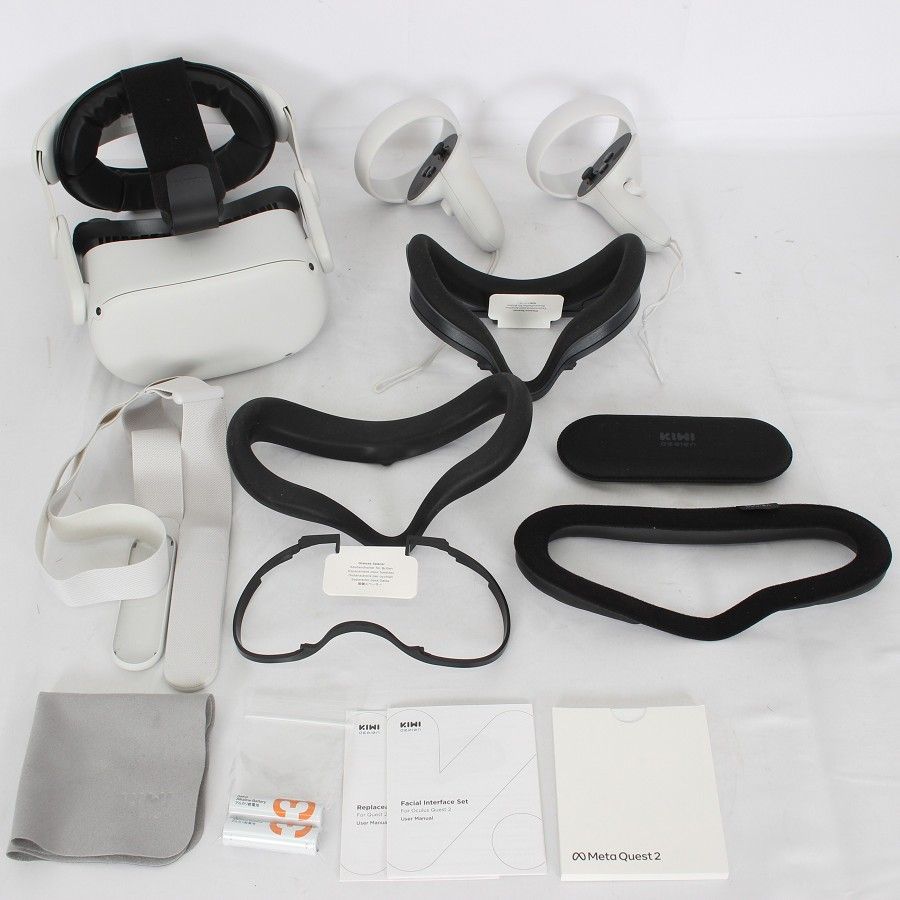 Meta Quest 2 128GB VR ヘッドマウントディスプレイ ヘッドセット メタクエスト2 オキュラスクエスト2 Oculus 本体 ...