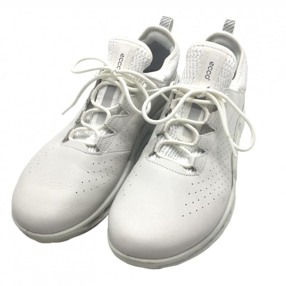 【超美品】エコー ゴルフシューズ オフホワイト 13040401007 バイオム C4 メンズ 43（26.5～27.0相当） ゴルフウェア ...