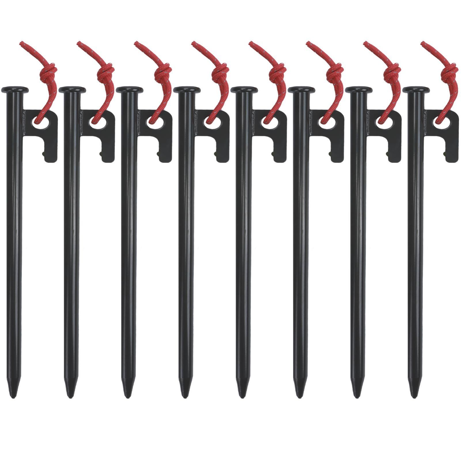 YOGOTO スチールペグ 20cm キャンプペグ テント用ペグ タープペグ 硬い土 砂地 草地用 φ9mm 1年間品質 (20cm8本) - メルカリ