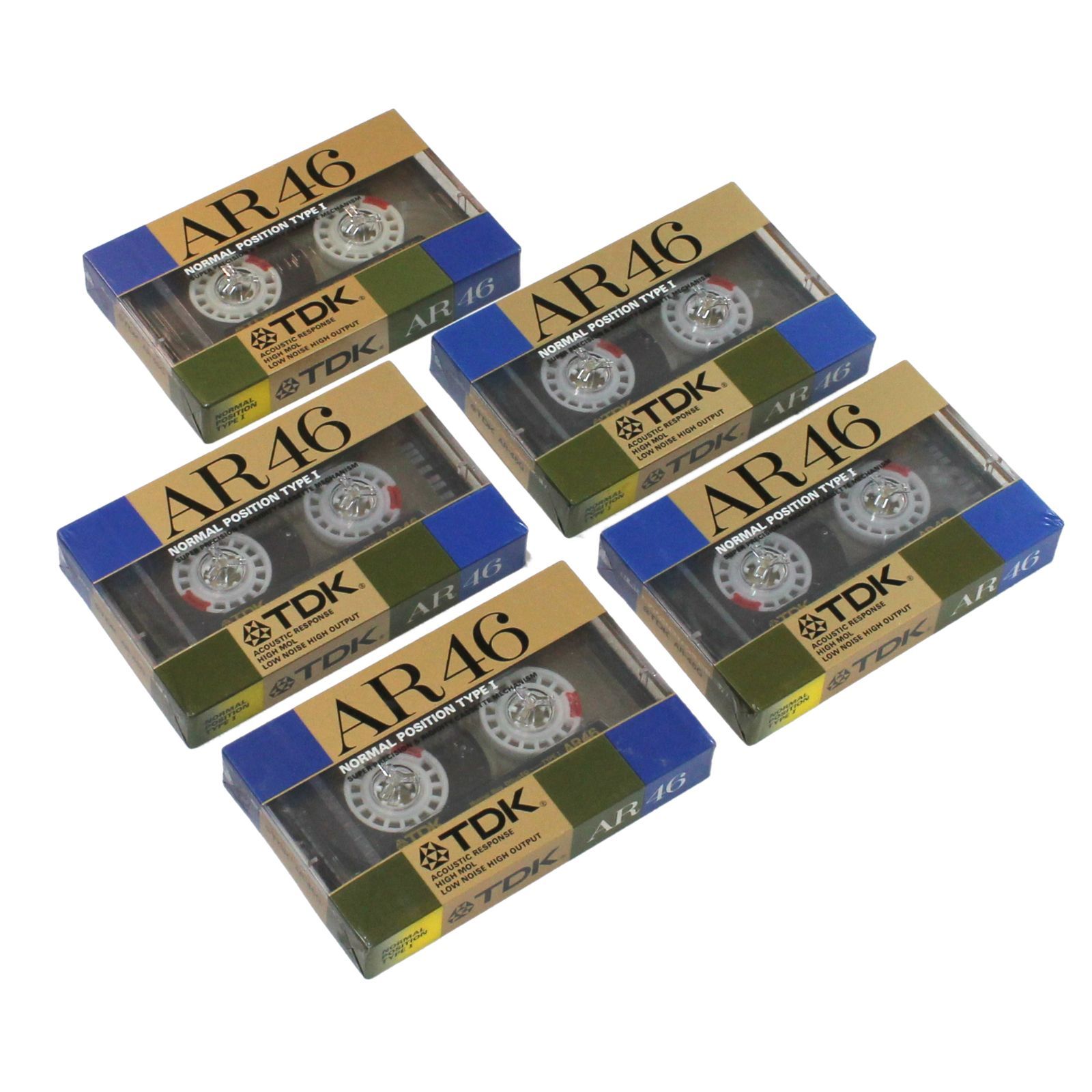 【未開封】TDK AR46 AR-46G カセットテープ 46分 5本 ノーマルポジション - メルカリ