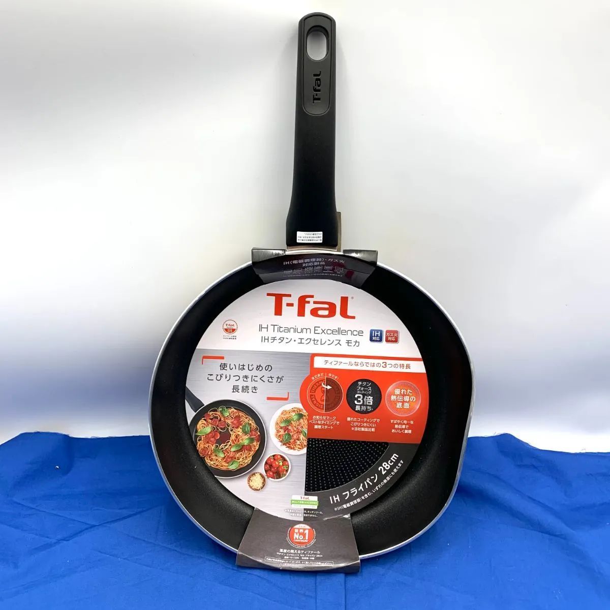 ティファール フライパン 28cm IH ガス火対応 IHチタン・エクセレンス モカ JT 0924ML001 0220240917100093 - メルカリ