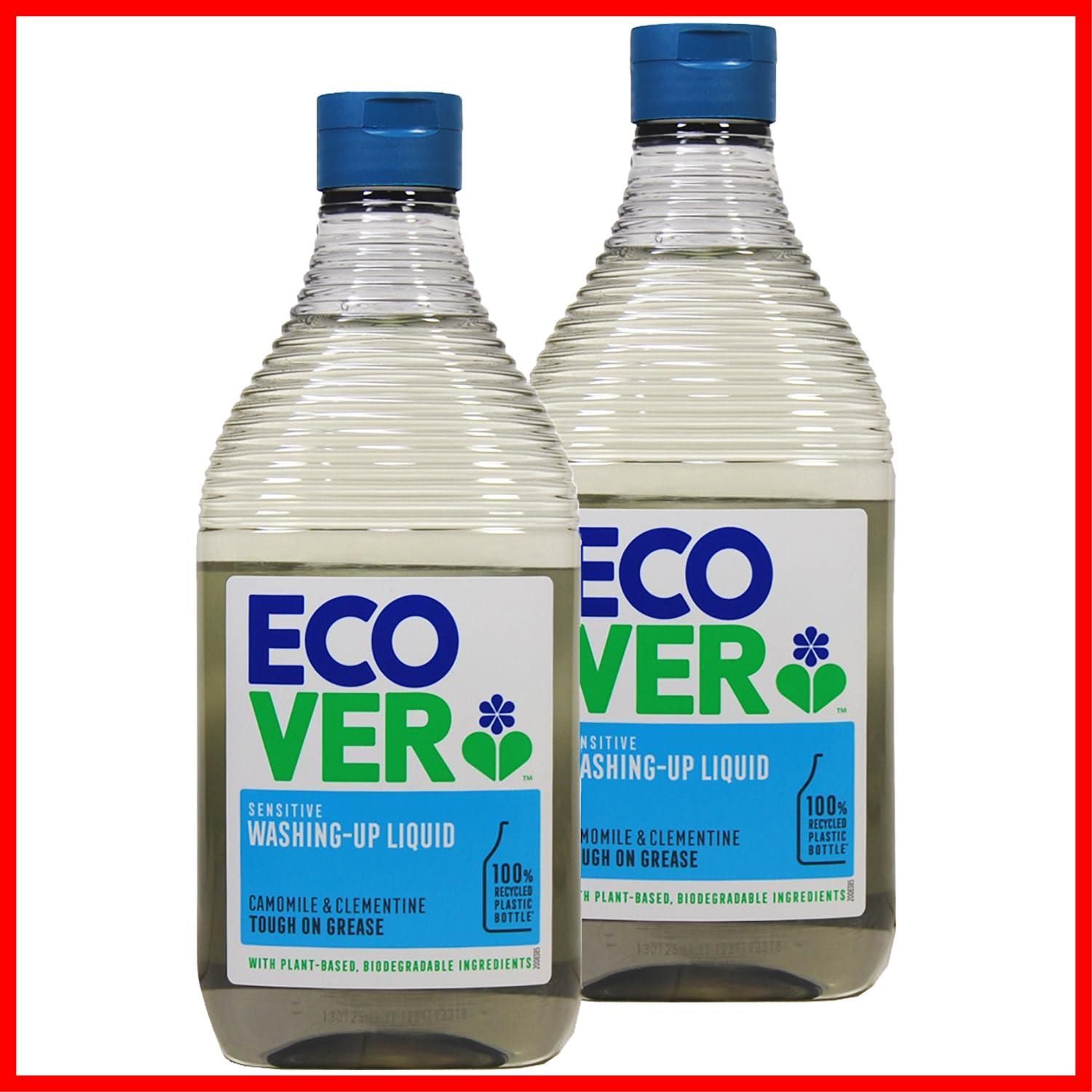【特価セール】本体 カモミールの香り 食器用洗剤 450ml×2個 ecover 手に優しい エコベール 植物由来 赤ちゃん 食器洗剤 【まとめ買い】ECOVER(エコベール) キッチン洗剤 ...
