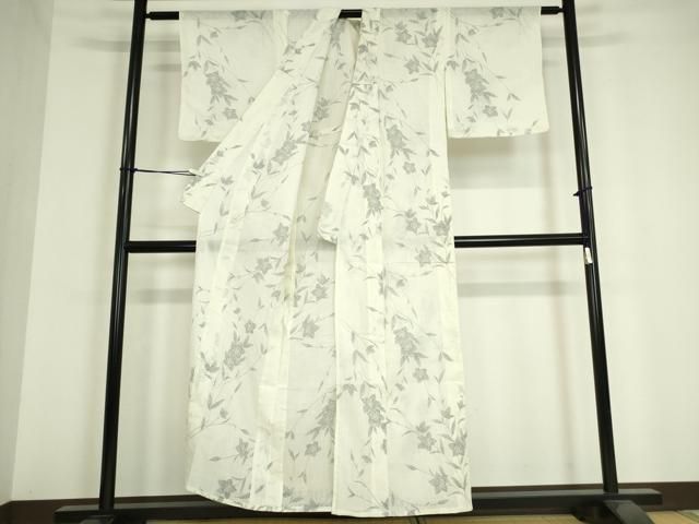 平和屋着物＊夏物 訪問着 絽 地紙花文 洗える着物 未使用