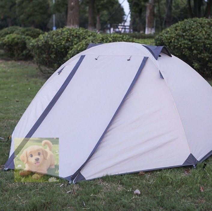 Azarxis テント ツーリングテント ソロテント 二重層 前室 軽量 防風