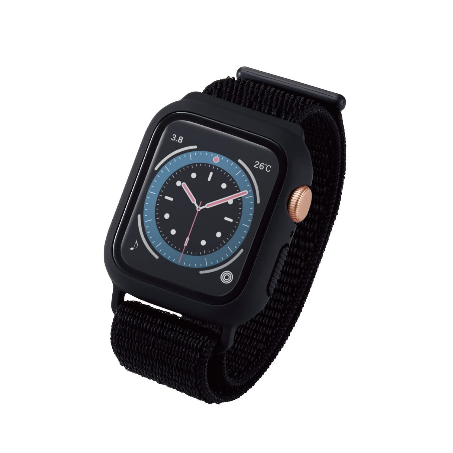 新品 エレコム Apple Watch (アップルウォッチ) ケース カバー バンド一体型 40mm [Apple Watch SE2 SE ...