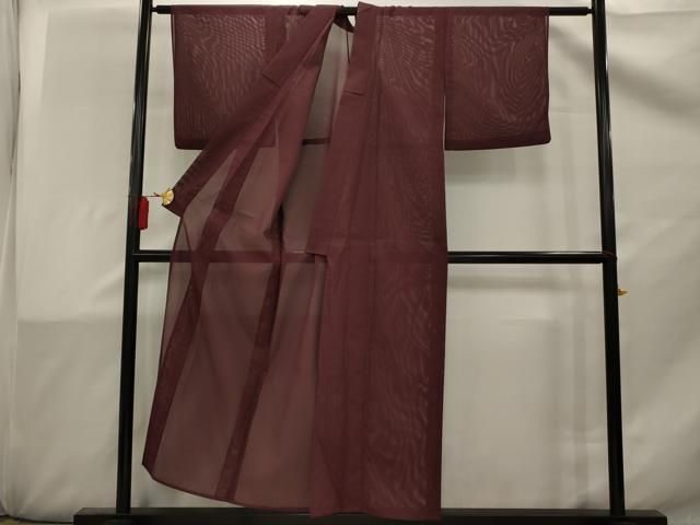 平和屋着物＊夏物 色無地 絽 浅蘇芳色 洗える着物 AAAW2048sx TORAY